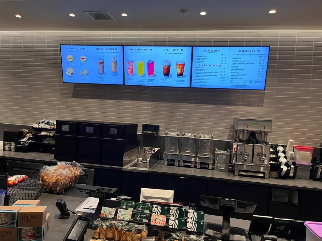 Starbucks Digital Menu Board - Bright Bulbs Electric
